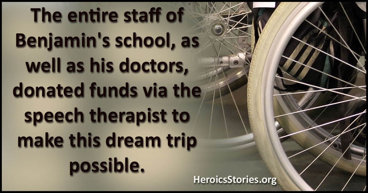 Benjamin's Trip Story - HeroicStories